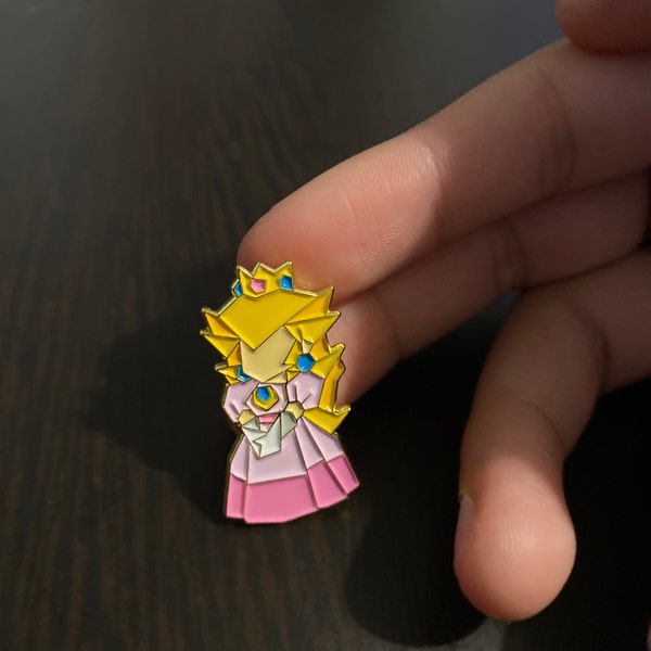 Princess Peach Pin,super Mario Soft Enamel Pin,enamel Pin,super Mario ...