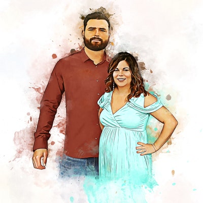 Remember Loved One Portrait, Lost Loved One Custom Portrait Gift ...