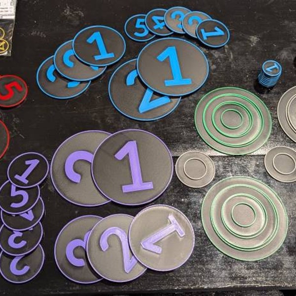 DND Condition Ring Set (65) - Status Effect Markers - Etsy