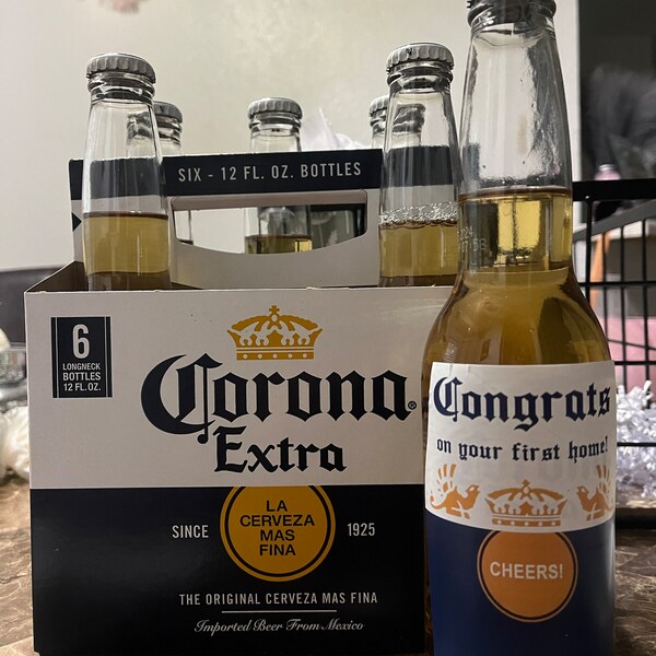 Custom Corona Beer Labels ~ Perfect for Mother's Day ~ Printed and ...