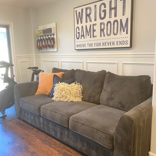 Personalized Family Game Room Sign | Modern Farmhouse Wall Decor ...