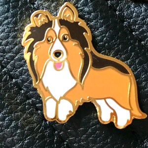 Shetland Sheepdog Pin-badge - Etsy