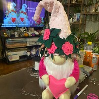 Pattern Pdf Scandinavian Summer Gnome Cute Gnome Flower Gnome Powder ...