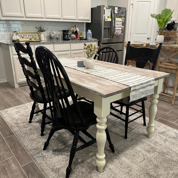 Farmhouse Chairs Set of Four 4 Vintage Farm Chairs You Choose the Style ...