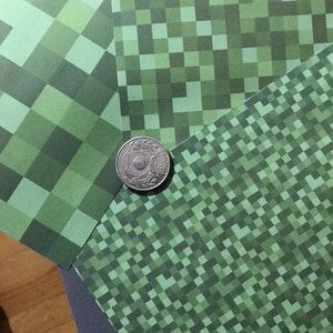 Pixels Digital Paper, Big Retro Pixels, Pixel Craft Paper, Rainbow ...