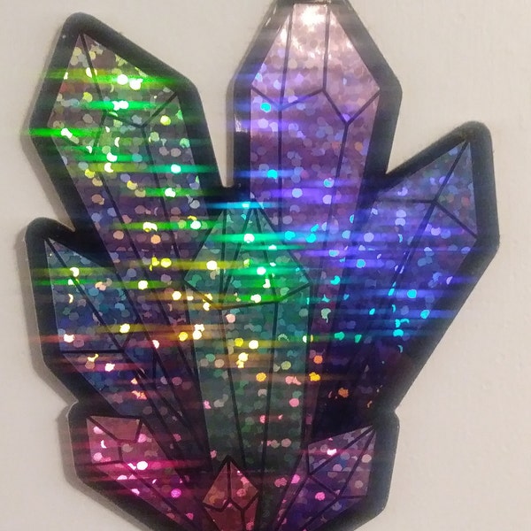 Glitter Crystals Vinyl Sticker | Stickers for Hydroflask | Laptop ...