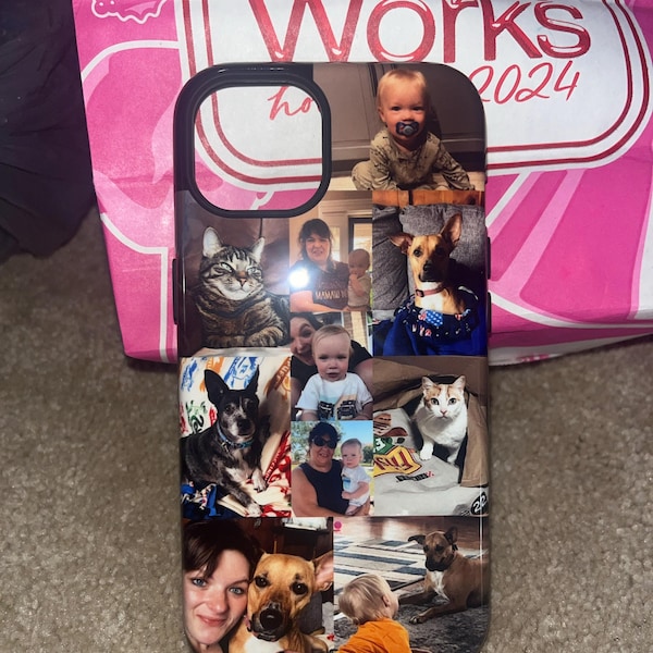 Personalized Custom Picture Collage Phone Case, Custom Phone Case With ...