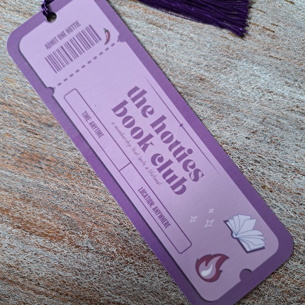 The Book Lovers Book Club Bookmark - Etsy