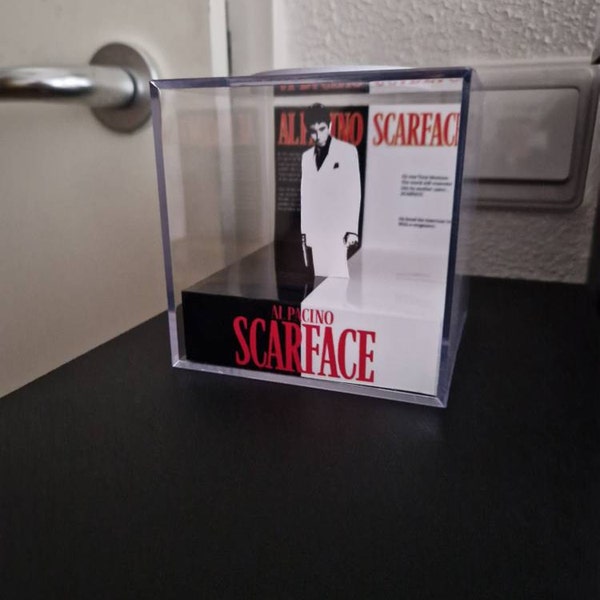 SCARFACE "el Precio Del Poder" Al Pacino - Diorama Cube With Sound and ...
