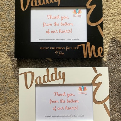 Baptism Picture Frame Personalized Dedication Frame - Etsy