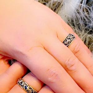 Infinity Ruby Wedding Ring, Celtic Ruby Wedding Ring, Infinity Knot ...