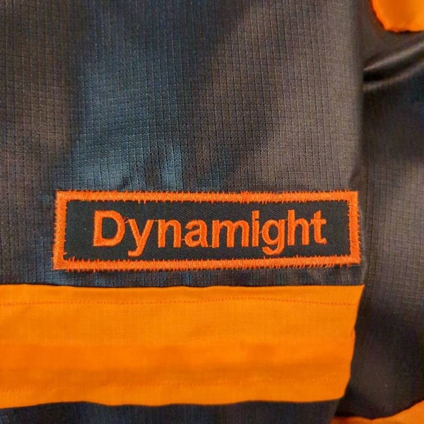 1"x4" Custom Embroidered Name Tag Motorcycle Personalized Biker Patch ...