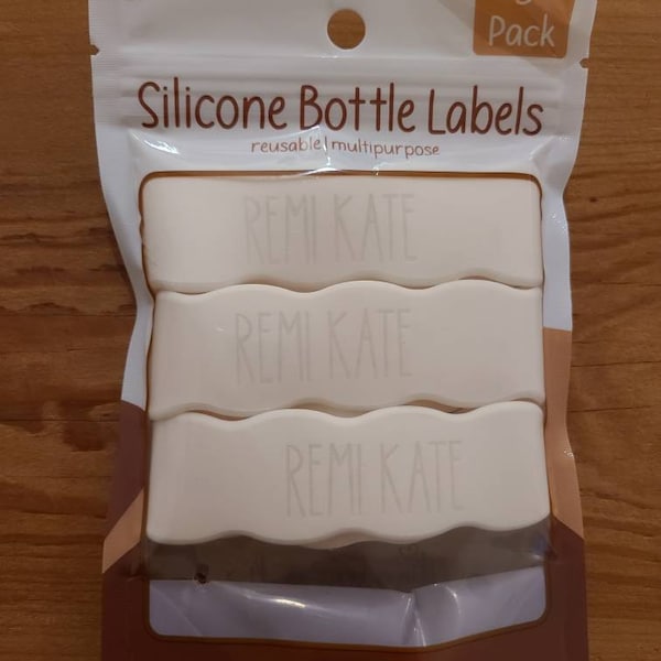Solid Silicone Bottle Labels 3 Pack ,baby Bottle Label, Sippy Cup Label ...