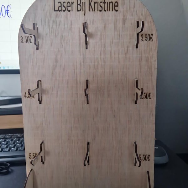 Keychain Display Stand Digital File , Laser Cut Files , Market Stall ...