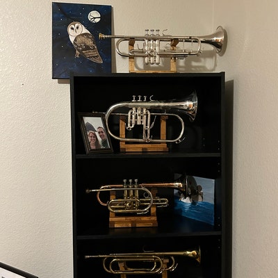 Horizontal Trumpet Display Stand - Etsy