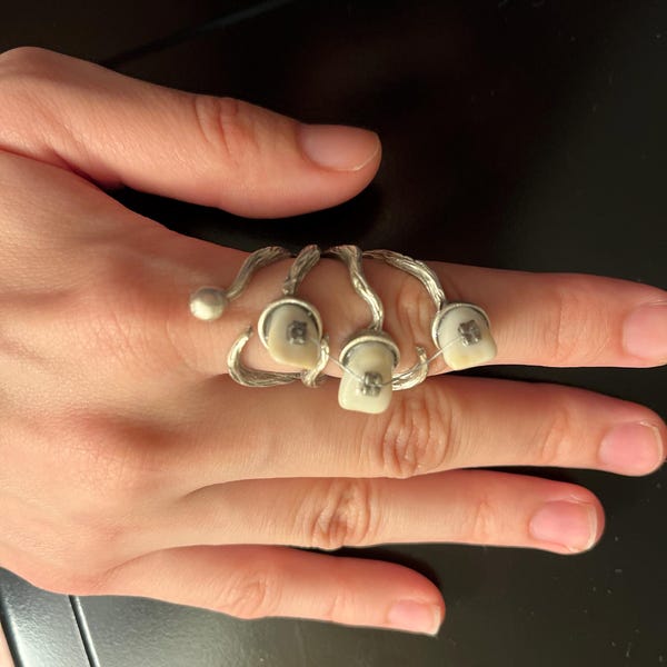 Trio Teeth Ring. Available With/ Without Braces! Gem Cavities Also ...