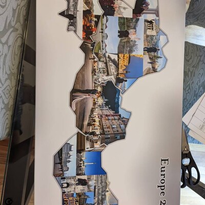 Country Shaped Photo Collage Country Map Place or Any Shape Collage ...