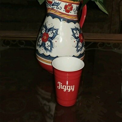 Personalized Red Uno Cup, Custom Uno Cup, Engraved Cup, Ceramic Uno Cup ...