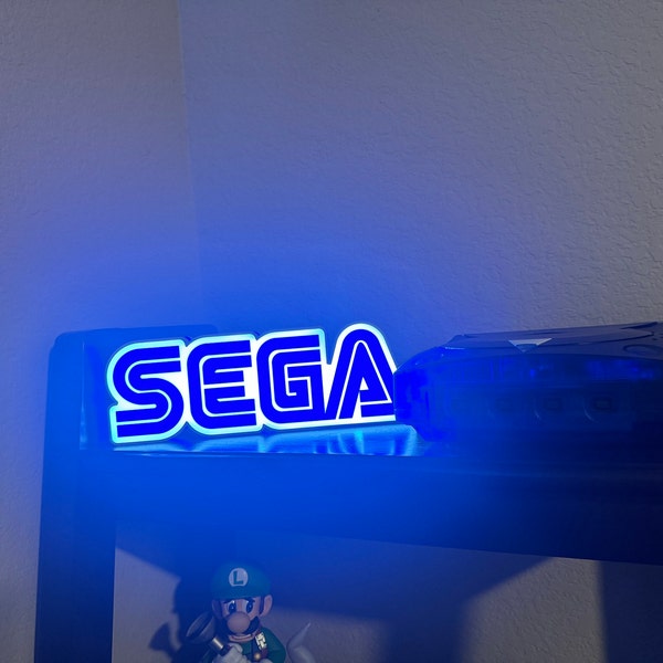 SEGA Sign for Gaming Room Decor | Sega CD, Sega Genesis, Sega Saturn ...