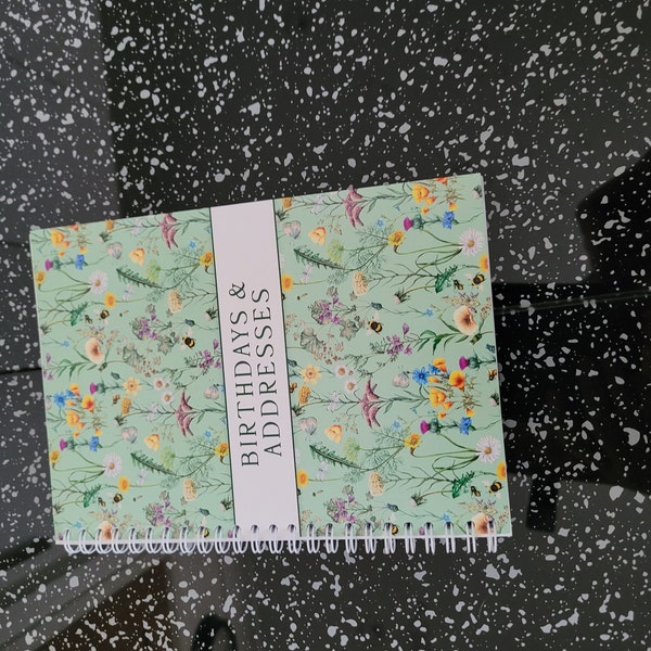 Small Password Book A6 Password Organiser Book A - Z Flowers Floral ...