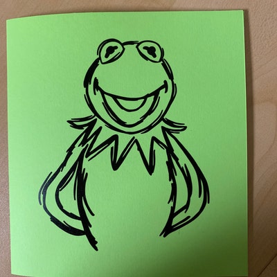 Kermit SVG Muppets Kermit the Frog SVG Muppets Kermit Sketch Svg Dxf ...