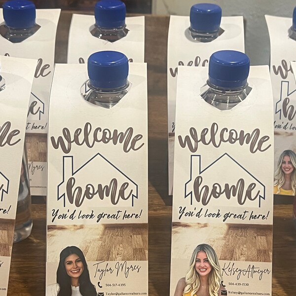 Welcome Home Bottle Hang S for Open Houses & Real Estate Agents, Open ...