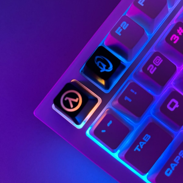 Portal Keycap Set, Artisan Keycaps, Custom Keys for Cherry MX Keyboard ...