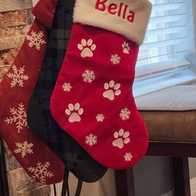 Personalized Christmas Stockings, Custom Christmas Stocking ...