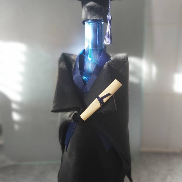 Graduation Bottle Cover Set. Grad Gift for Him / Grad Gift for Her ...