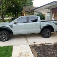 Ford Ranger Outline 2X Rear Bedside Decals Vinyl for Ford Ranger 2019 ...