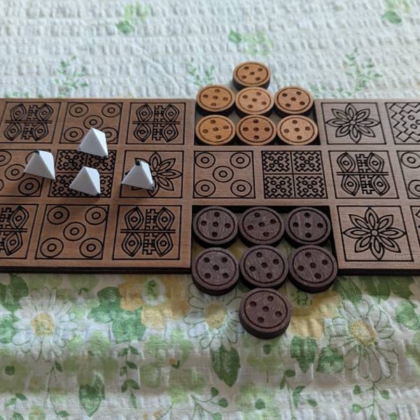 Pancha Keliya Board Game, Sri Lankan Race Game, Traditional Game, Sri ...