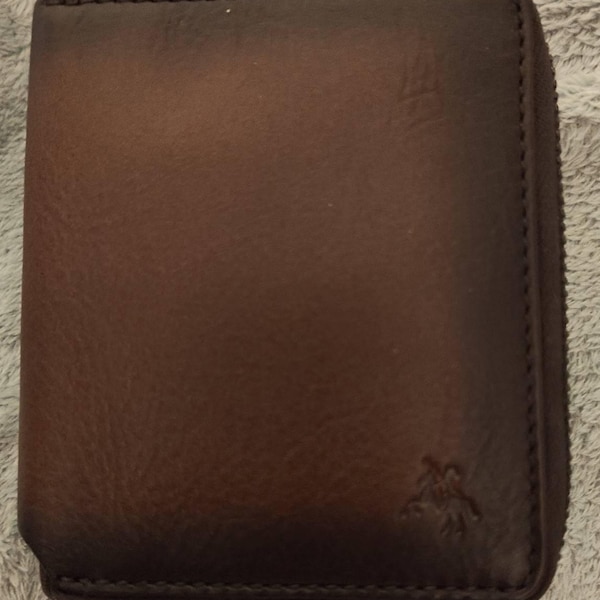 Burnished Leather Zip Around Wallet - High Quality Secure Wallet ...
