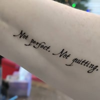 Customized Temporary Tattoos Fake Tattoos Your Words Set of 2 - Etsy Canada