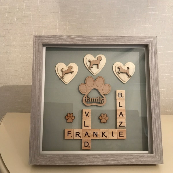 Personalised Scrabble Frames - Etsy