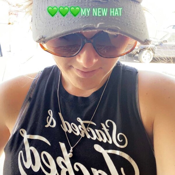 Thin Green Line Hat | Distressed Baseball Cap With Thin Green Line ...