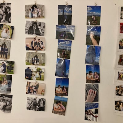 Vertical Cable Photo Display, Room Decor Clothespeg Wire Picture Hanger ...