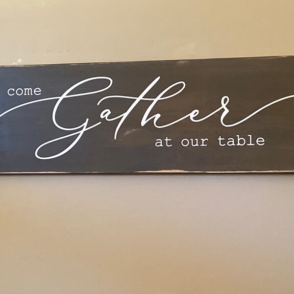 Come Gather at Our Table - Etsy