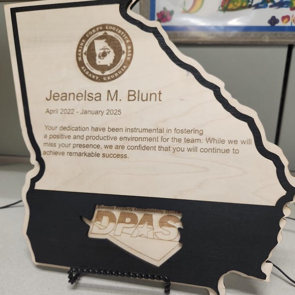 Custom Police Shield Wall Plaque - Personalized Thin Blue Line Design ...