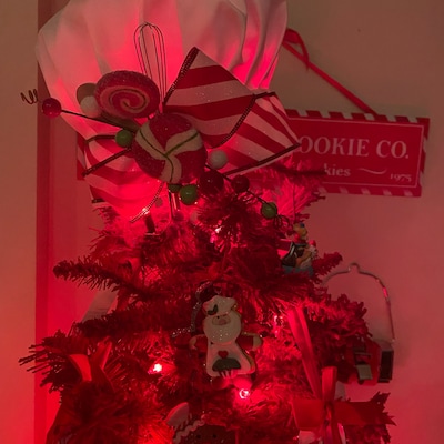 Candyland Christmas Tree Topper Sweets Tree Topper Cupcake Christmas ...