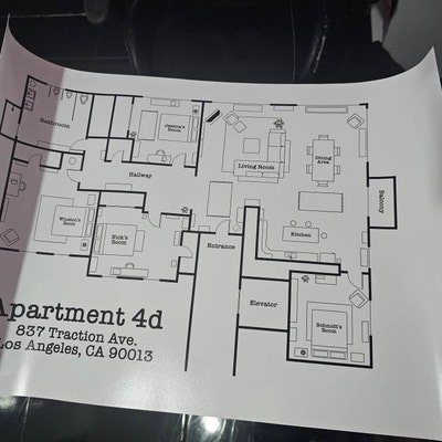 Simpsons Floor Plan the Simpsons Print Television Floor Plan Homer ...