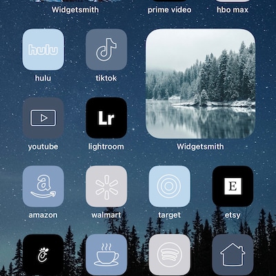 Winter Snow App Icons Winter iPhone Icons Winter Widgets - Etsy