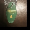 Shady Pines Dark Green Key Tag Golden Girls Keychain - Etsy
