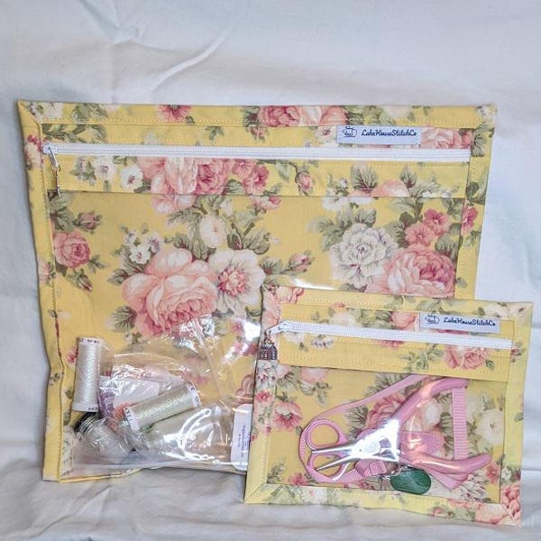 SET! Summer Rose Large Project Bag Set From Our Romance Collection for ...