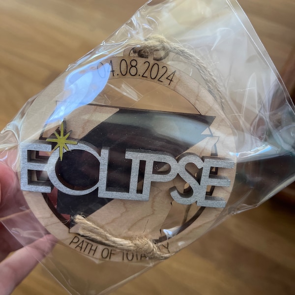 2024 Eclipse Keepsake, State Magnet or Ornament, Path of Totality - Etsy