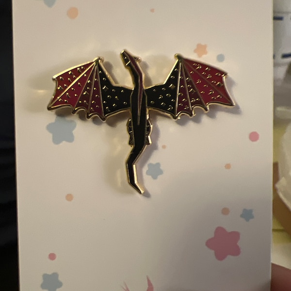 Green and Purple Dragon Enamel Pins - Etsy
