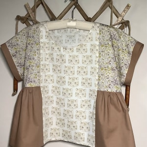 Collage Gather Top PDF Sewing Pattern - Etsy