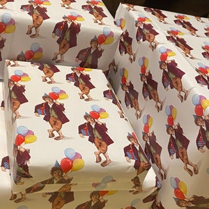 Bilbo Baggins Wrapping Paper, Wrapping Paper, Lord of the Rings, Quirky ...