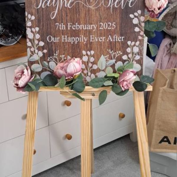 Rustic Wedding Table Plan Sign Wedding Seating Plan - Etsy UK