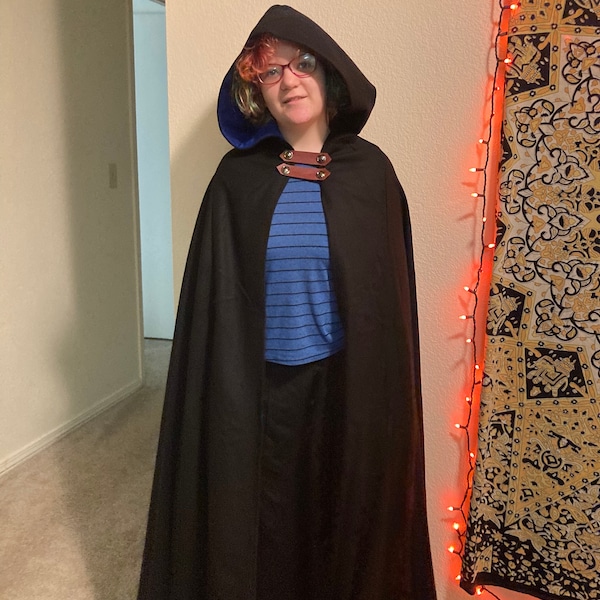 Hooded Cloak With Arm Slits, Medieval Cloak, Viking Cloak, Hooded Cape ...