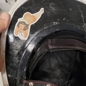 Firefighter Pinup Sticker smoke Em - Etsy